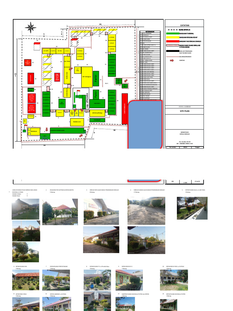 Site Plan Sma Negeri 1 Muara Batu - 2023 | PDF