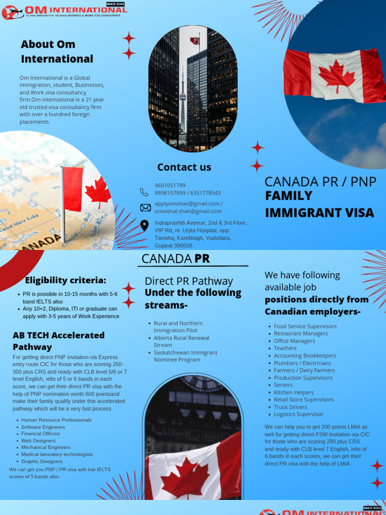 Canada PR Pathways and Eligibility Guide | PDF | International English ...