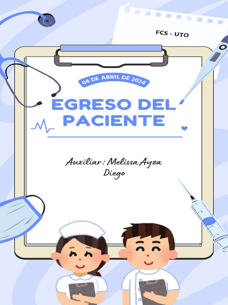 Egreso Del Paciente | PDF | Salud y bienestar | Ciencia y matemáticas