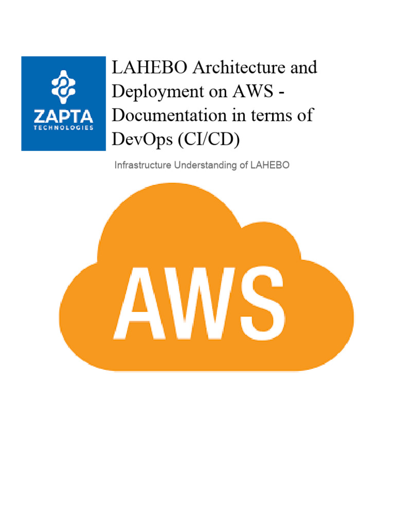 AWS Lahebo Architecture and Deployment Documentation V-1.0 | PDF | Amazon Web Services | Postgre Sql
