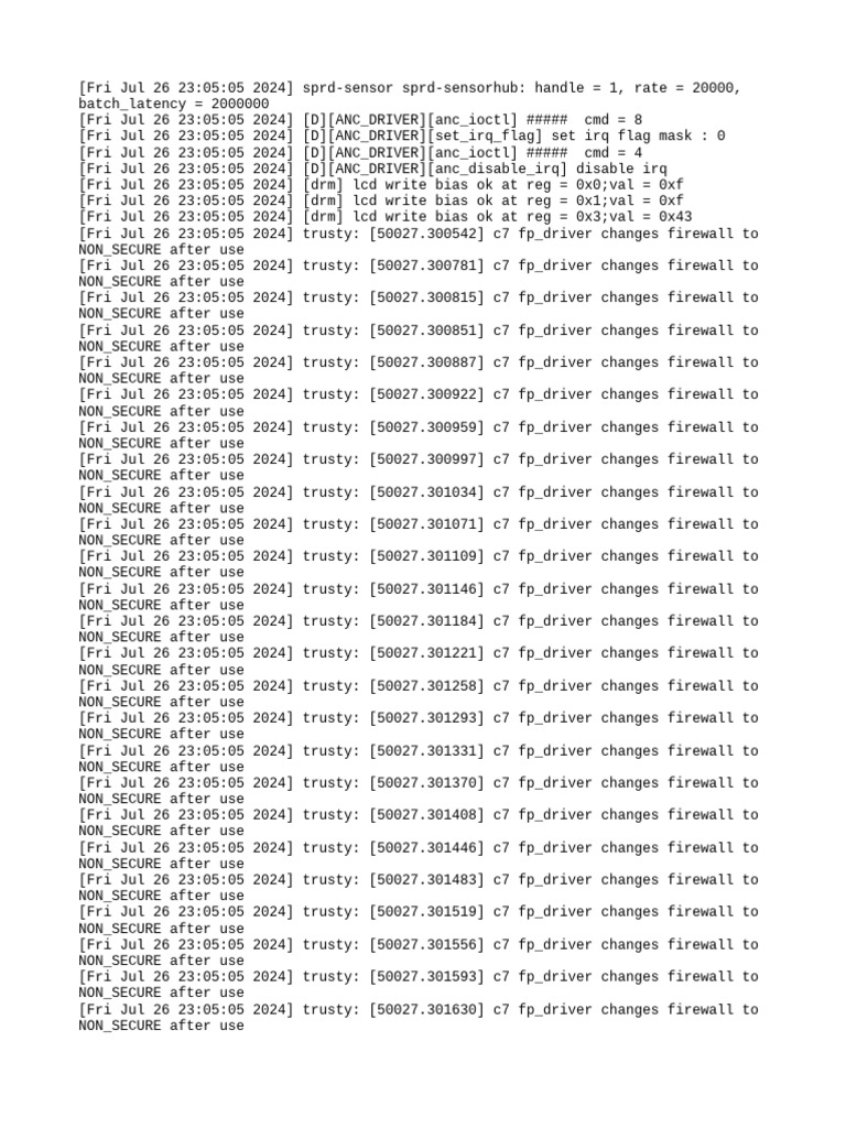 Standby Kernel Log 2024 0727 000520 | PDF | Computing | Computer ...
