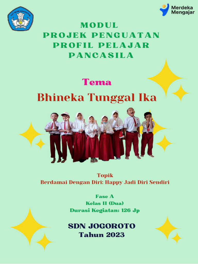 MODUL P5 - FASE A - KELAS 2 SMTR 1 Berdamai Dengan Diri OKE - Compressed | PDF | Karier ...