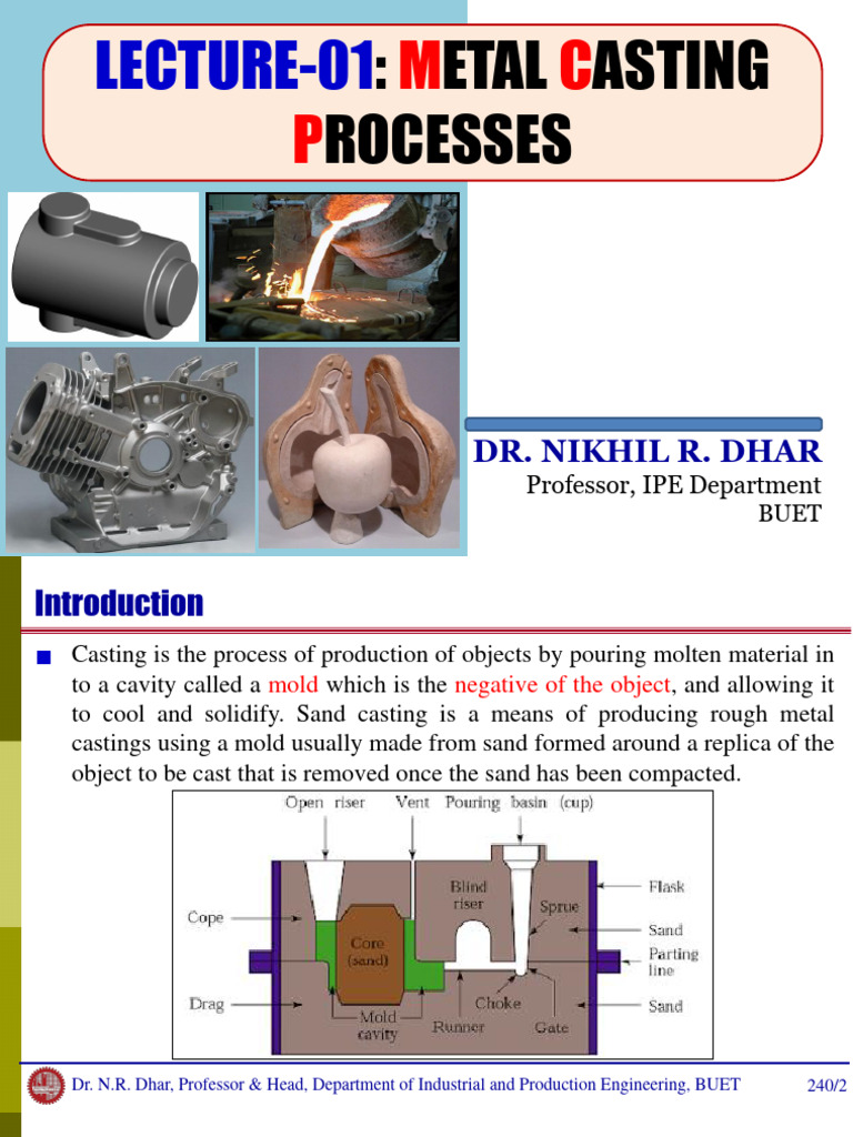 Lecture-01-IPE-205-Manufacturing Processes-I | Download Free PDF | Building Materials | Physical ...