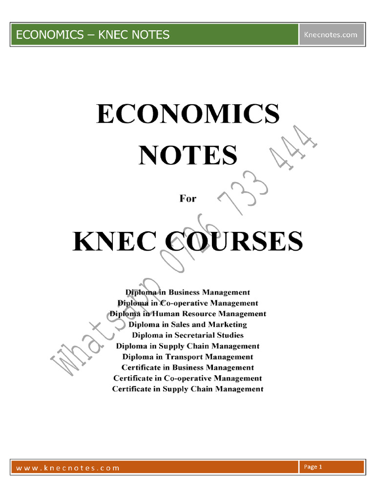 economics-notes-knec | PDF
