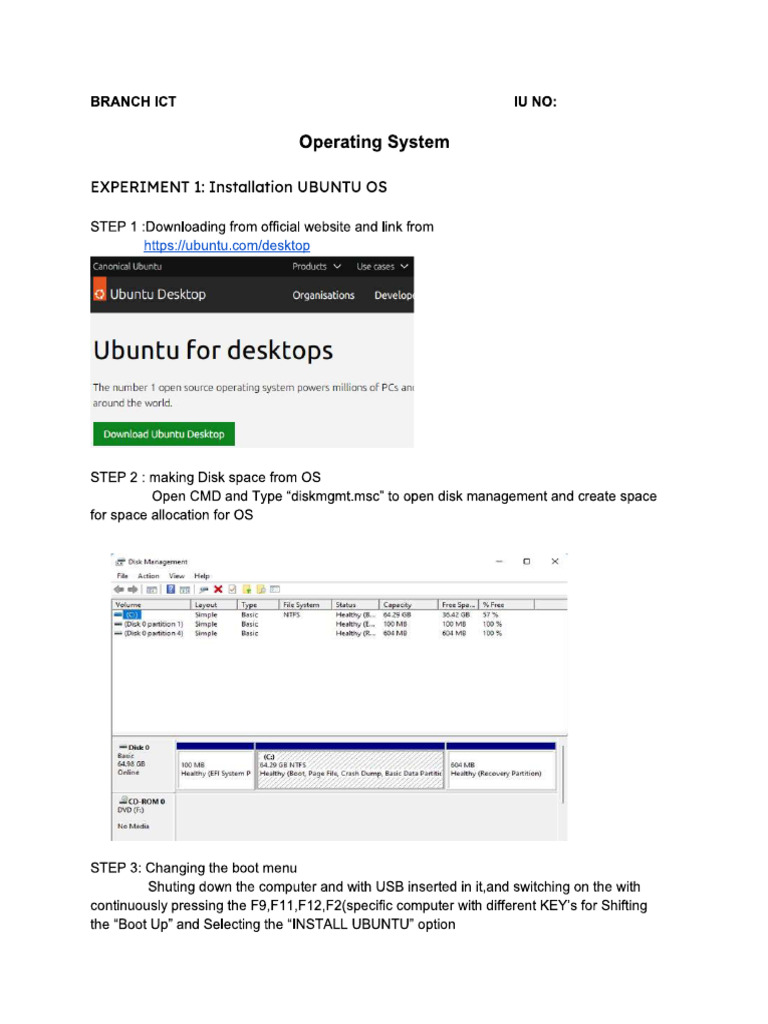 Os Practical - 1 | PDF