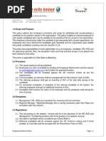 HCL Employee Referral Policy Overview | PDF | Recruitment | Finance ...