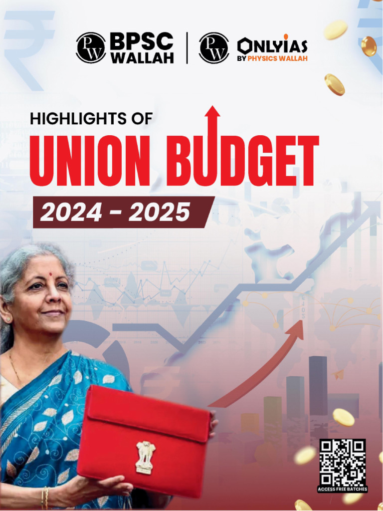BPSC - Booklet of Union Budget 2024-2025 - English - Om Saini | PDF | Taxes | Government Budget ...