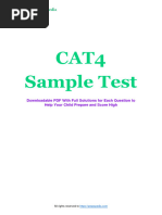 Free CAT4 Level A Practice Test PDF | PDF | Sheep