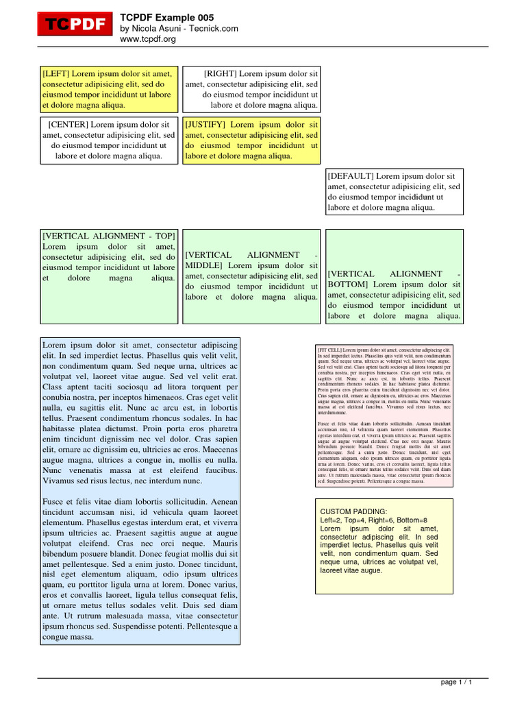 Example - 005 TCDF | PDF