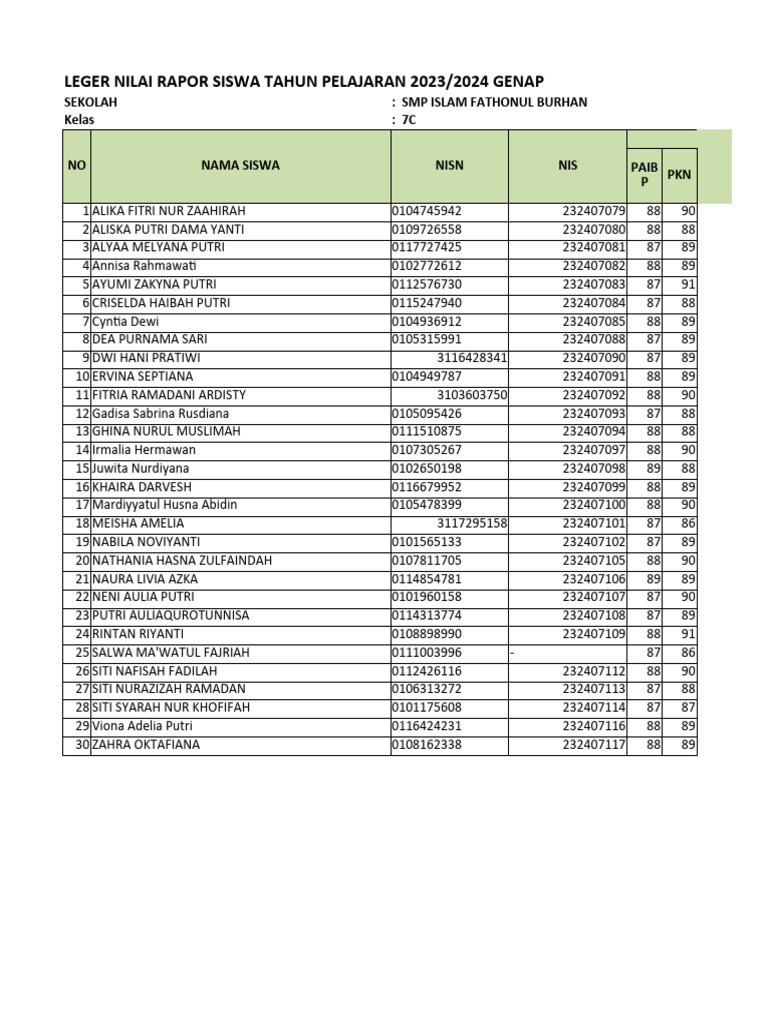 Leger 20232 7C | PDF