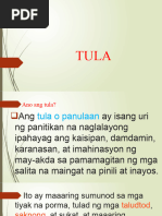 Q2W1 - Tula (Malayang Taludturan) | PDF