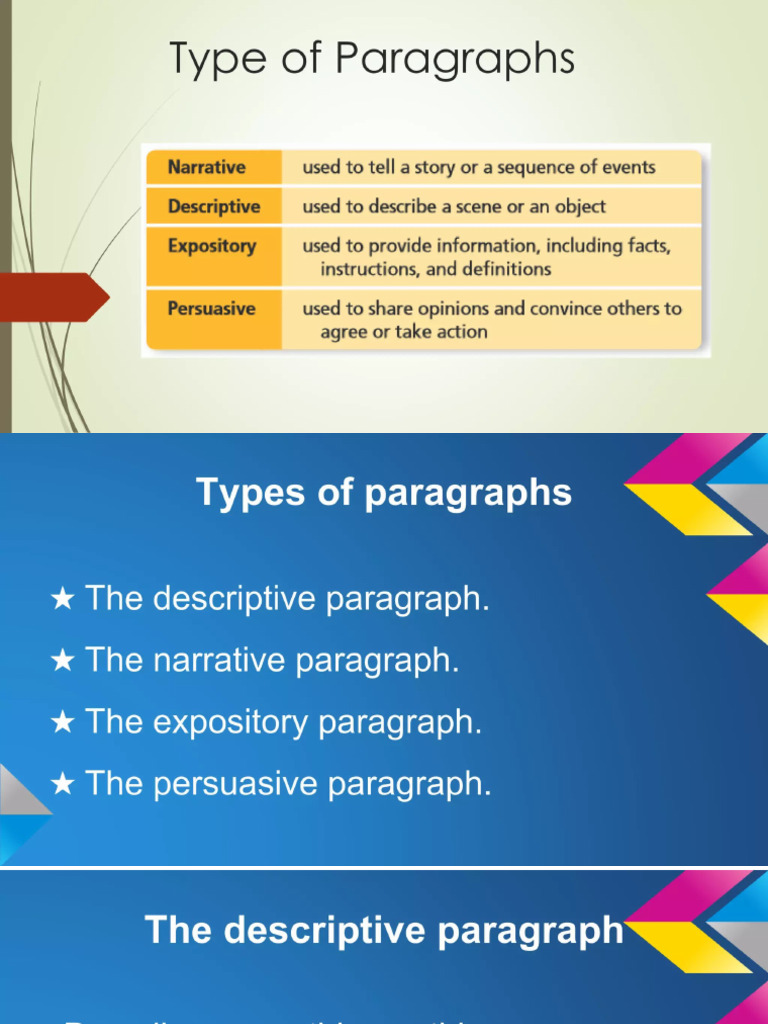 Paragraph Types | PDF