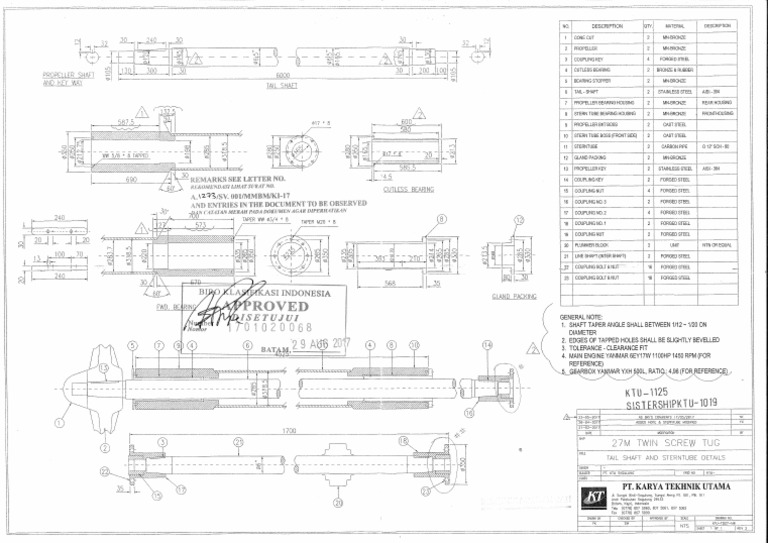 Tail Shaft | PDF
