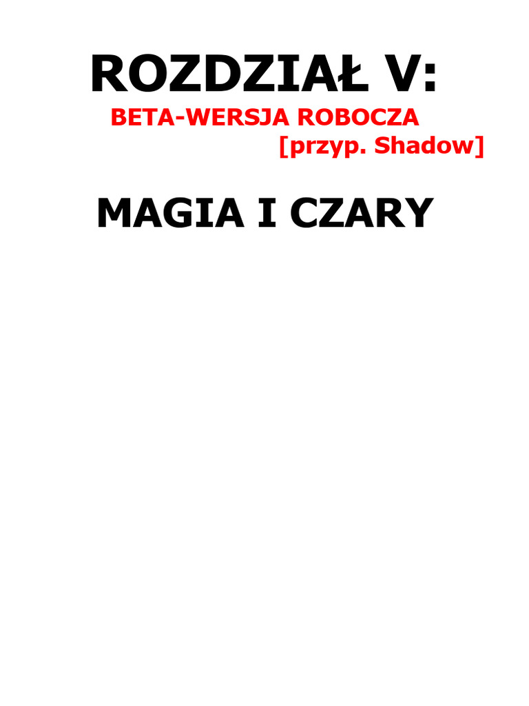 Kryszta - y Czasu Rozdzia - V | PDF