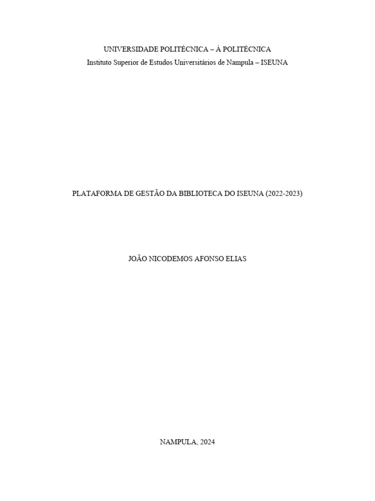 Monografia João Nicodemos E. Afonso - CORRIGIDA | PDF | Script Java | Php