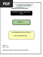 Grade 8 Term 1 Natural Science Practical Task 2025-1 | PDF ...