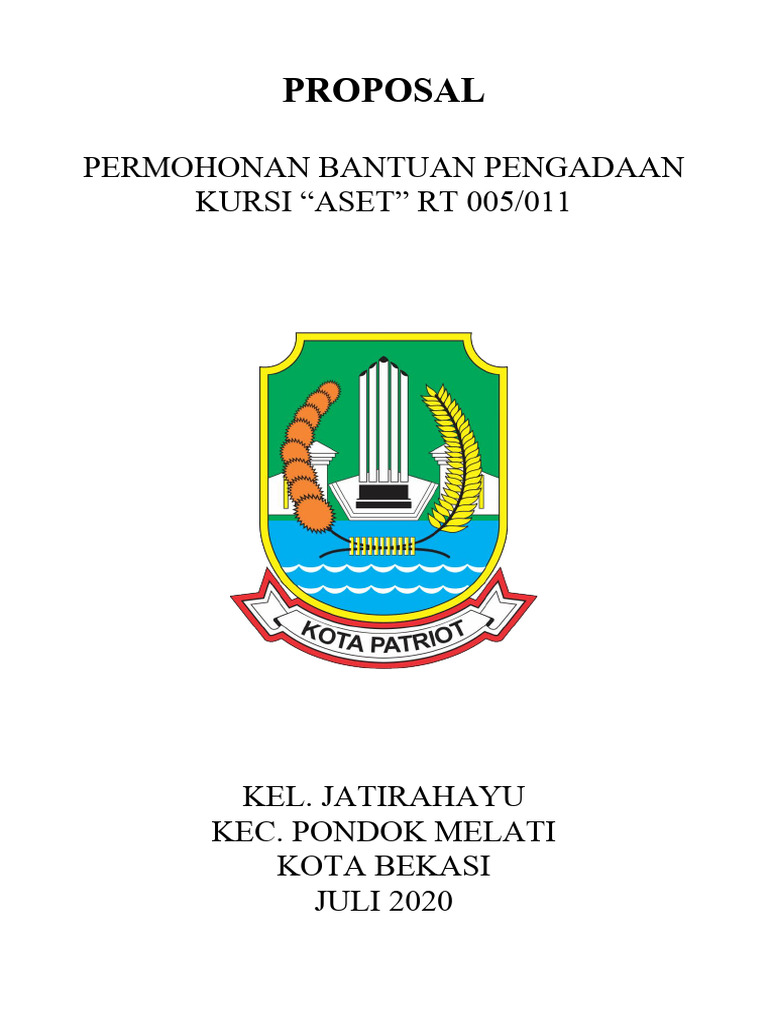 PROPOSAL Pengajuan Dana Kursi | PDF | Perjalanan | Griya & Taman