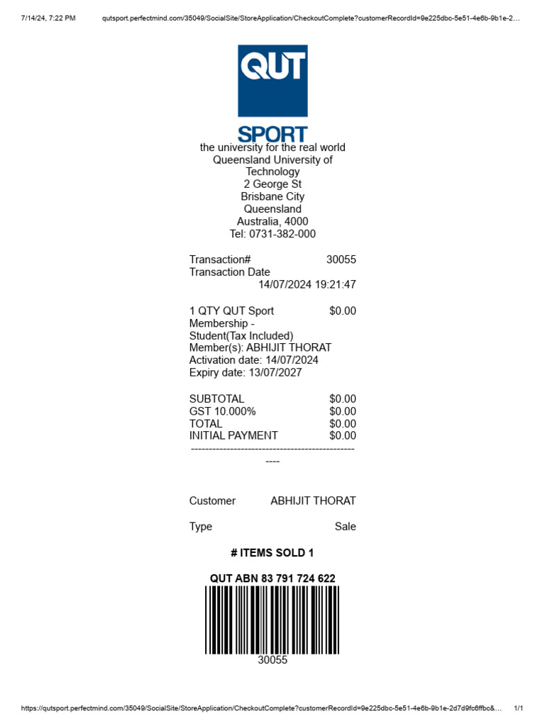 Qut Sport | PDF | Sales | Public Finance