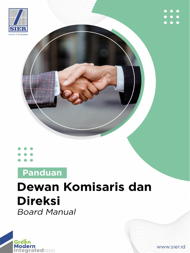 Panduan Dewan Komisaris Dan Direksi Dewan | PDF