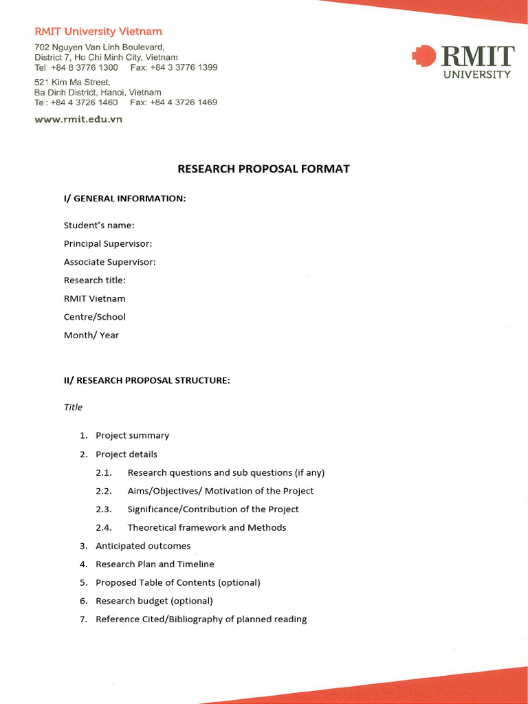 Research Proposal Structure Guide | PDF | Career & Growth | Art