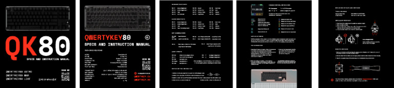 QK80 User-Manual 1.0 | PDF | Computer Keyboard | Switch