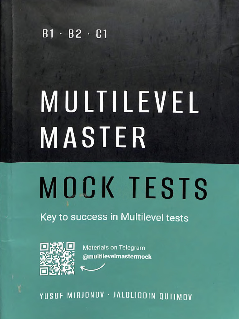 B1.B2.C1. Multilevel Master. Mock Tests. 2023 | PDF | Intellectual ...
