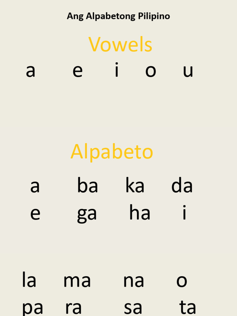 Alpabeto | PDF