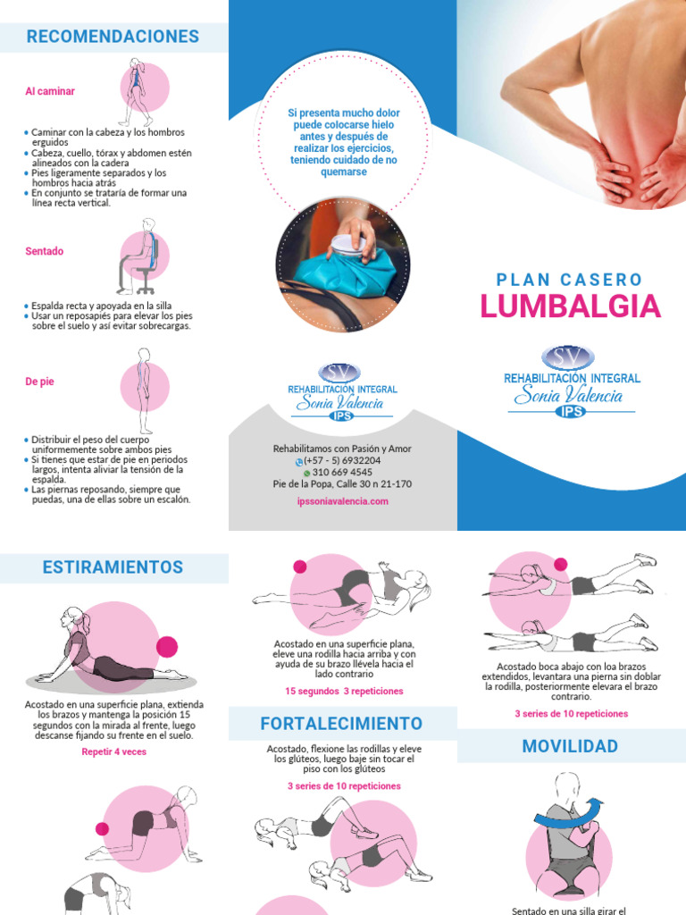 Lumbalgia | PDF | Rodilla | Dolor lumbar