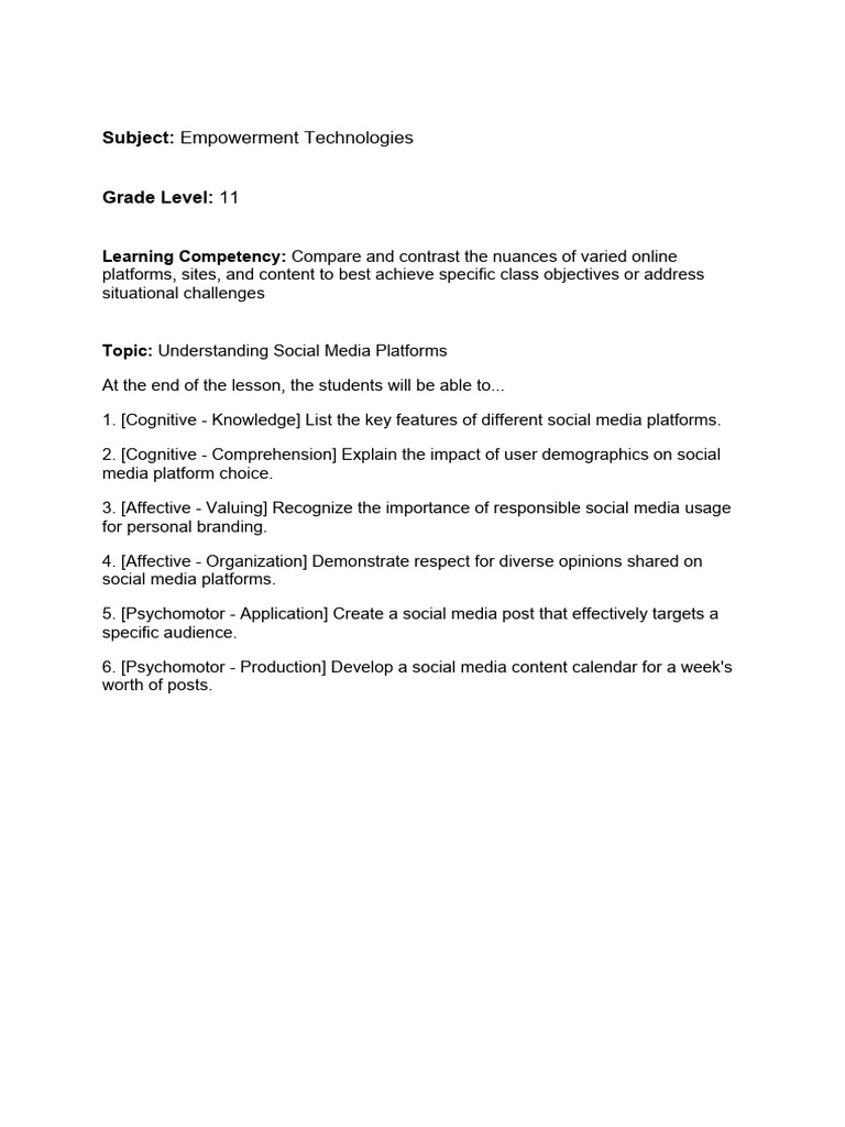 Grade 2 Learning Competency