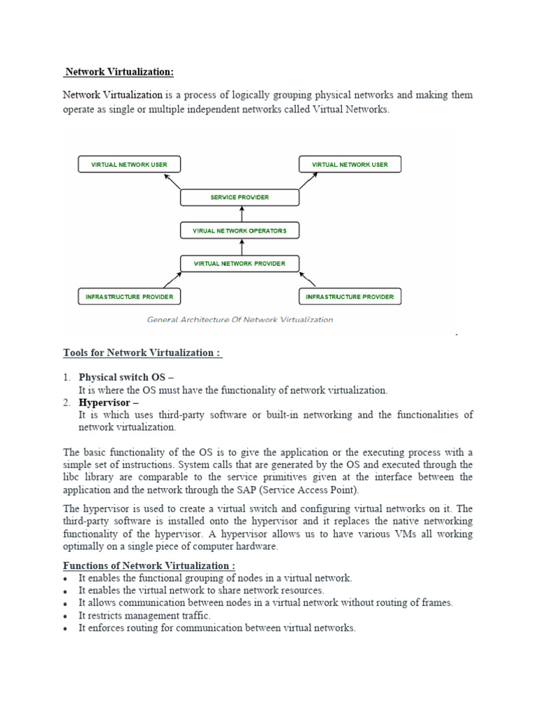 Network Virtualization | PDF | Computer Network | Virtual Machine