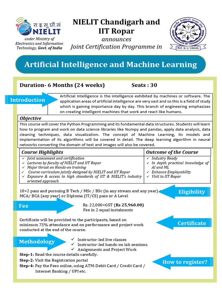 AIML Brochure - Final - v3 | PDF | Machine Learning | Artificial Neural ...