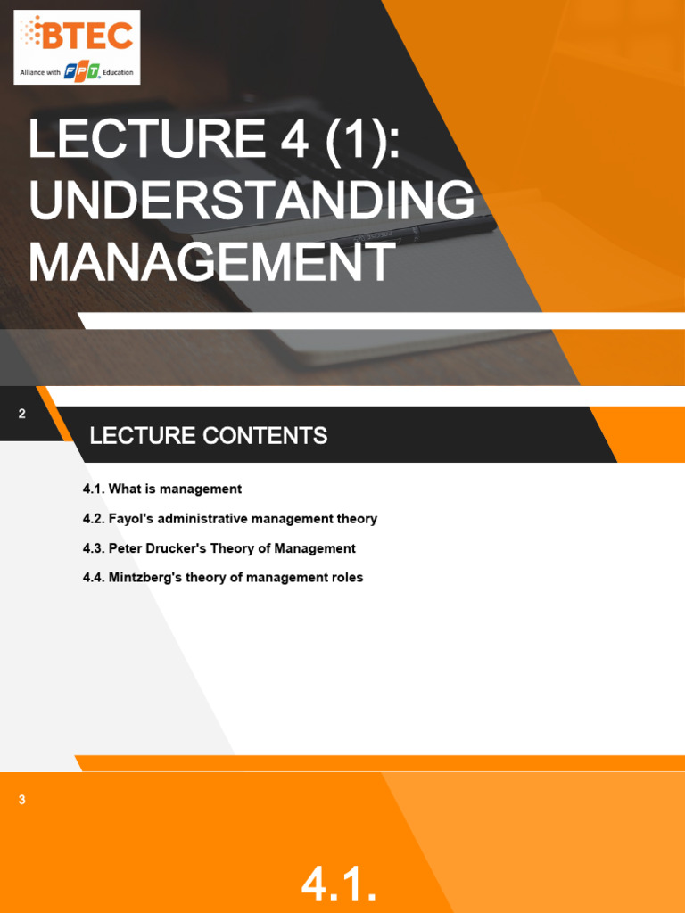 LM Lecture 4 - Understanding Management | PDF | Theory | Science LM Lecture 4 - Understanding Management | PDF | Theory | Science