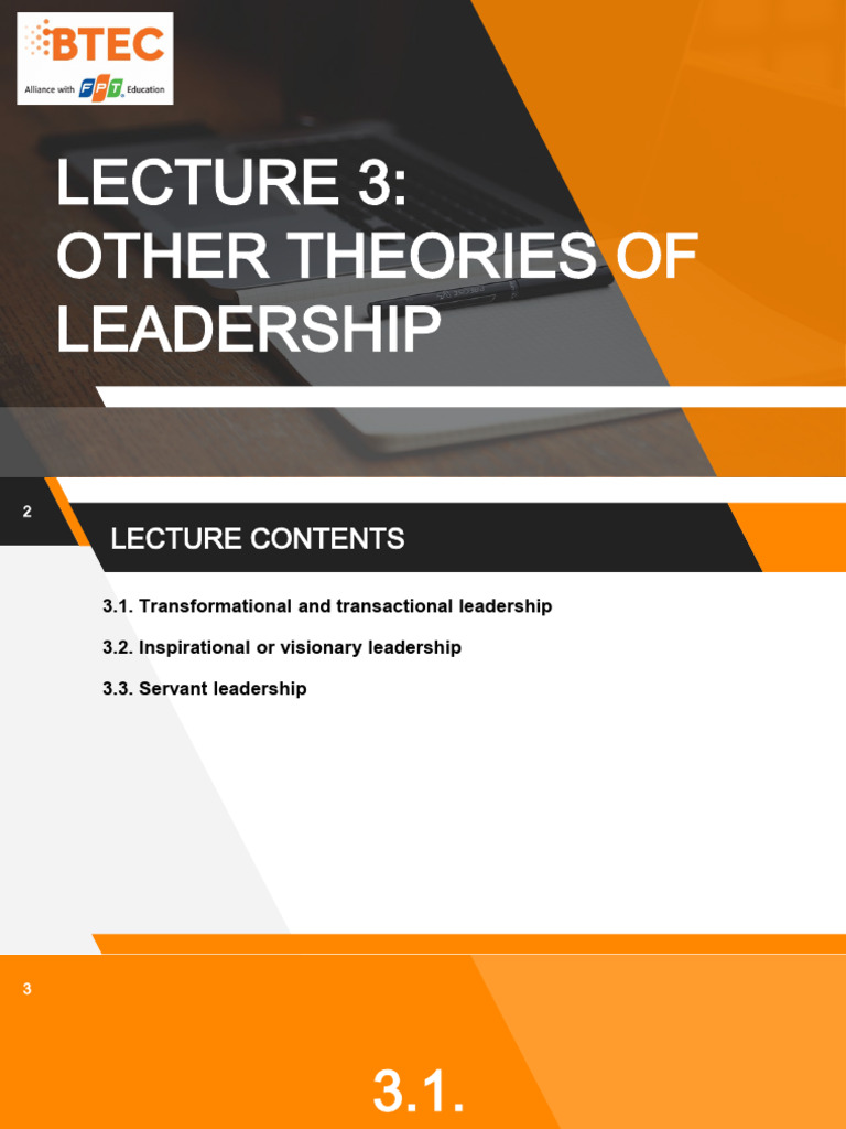 LM Lecture 3_Other theories of leadership | PDF | Transformational ...