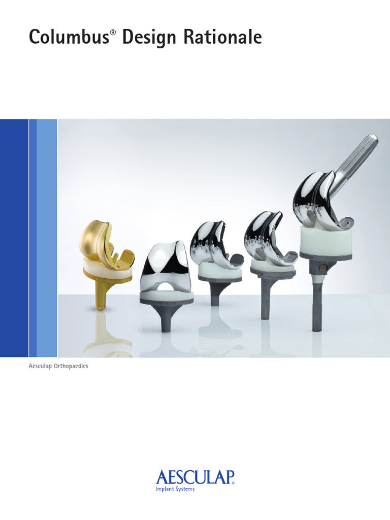 DOC616 RevA Columbus Knee Design Rationale Brochure | PDF | Knee ...