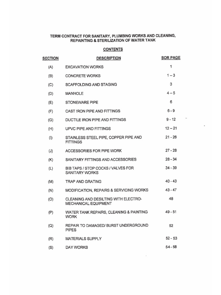 Sanitary (Preambles) - SK-FY2021-2024 | PDF