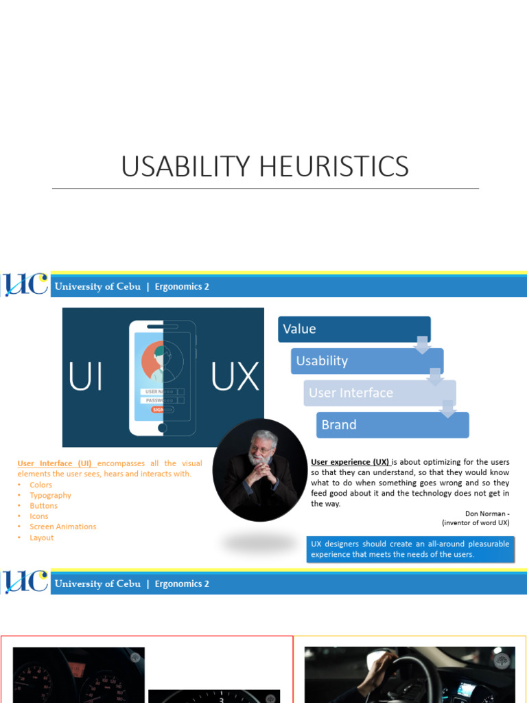 Usability Heuristics | PDF | Usability | Cognitive Psychology