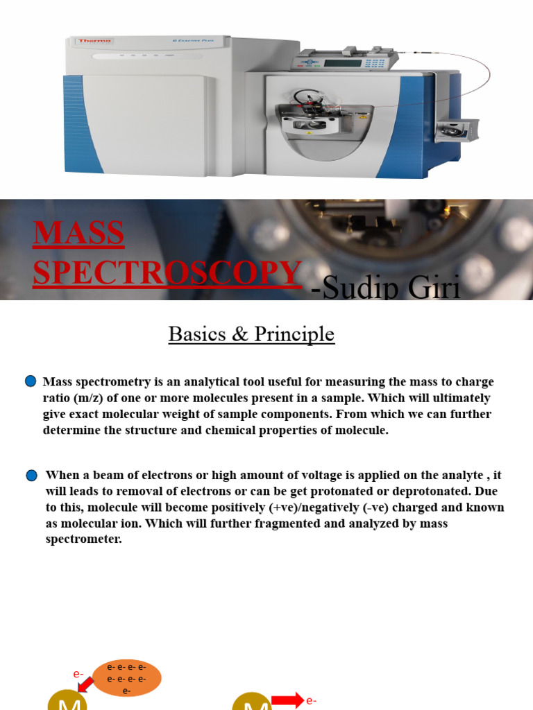 Mass Spectrometry | PDF | Mass Spectrometry | Ionization