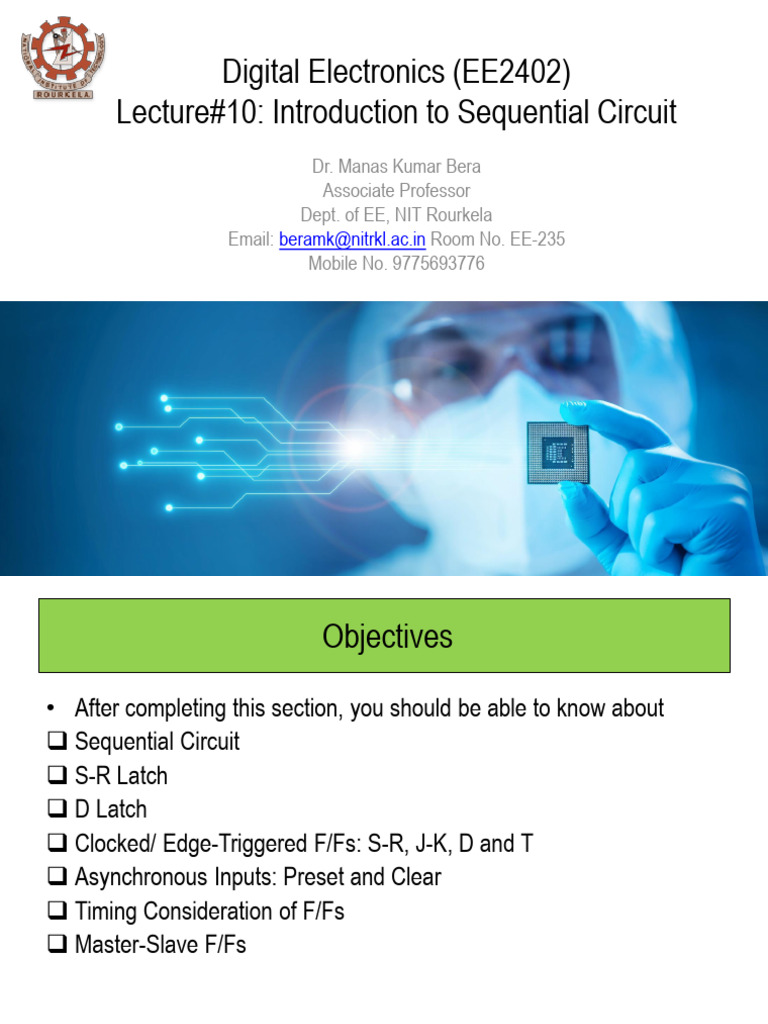 Introduction To Sequential CKT - L10 | PDF | Logic Gate | Electronic Design