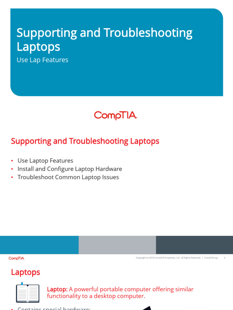 Laptop Support and Troubleshooting Guide | PDF | Laptop | Usb
