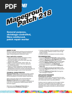 Mapegrout ME05 Technical Data Sheet | PDF | Concrete | Deep Foundation