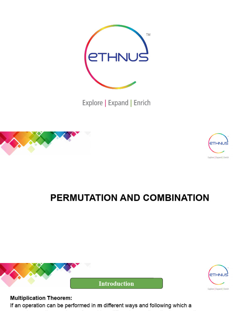 Permutation and Combination | PDF | Permutation | Number Theory