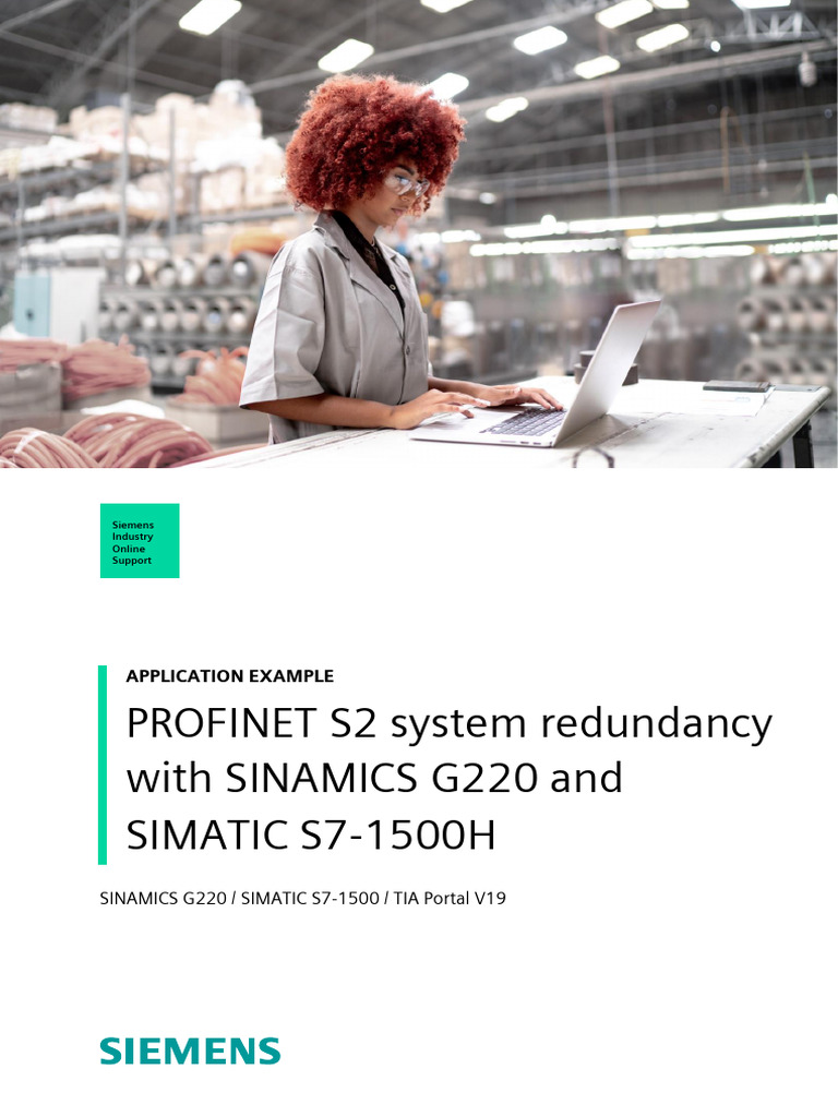 PROFINET S2 Redundancy with SINAMICS G220 | PDF | Legal Liability ...