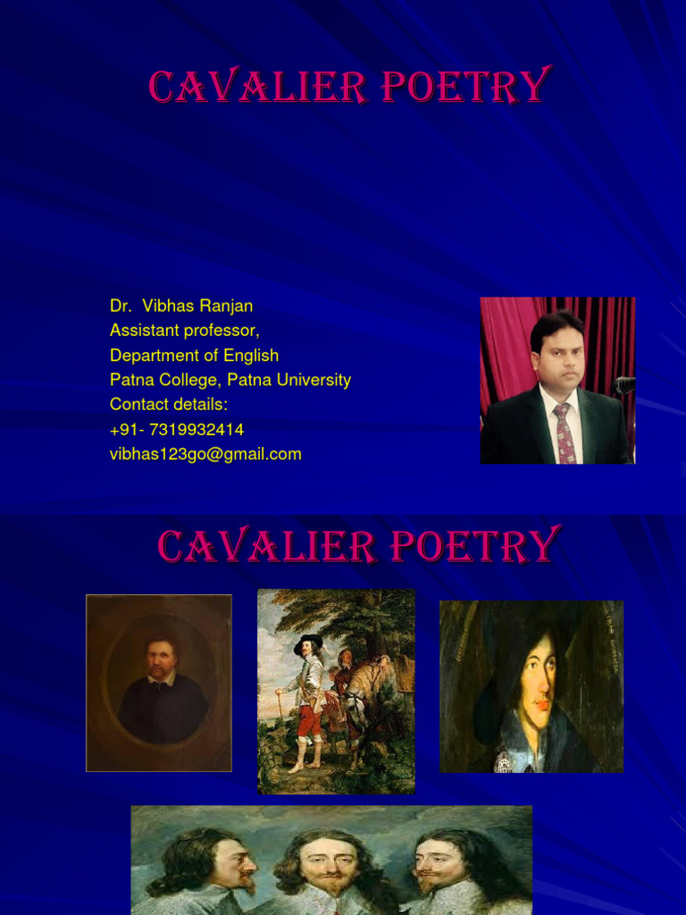 Cavalier Poetry | PDF | British Poetry | Poetry