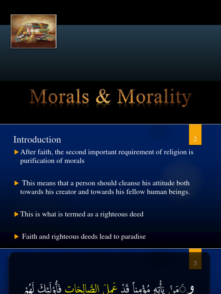 6 Moral & Morality | PDF | Religious Belief And Doctrine