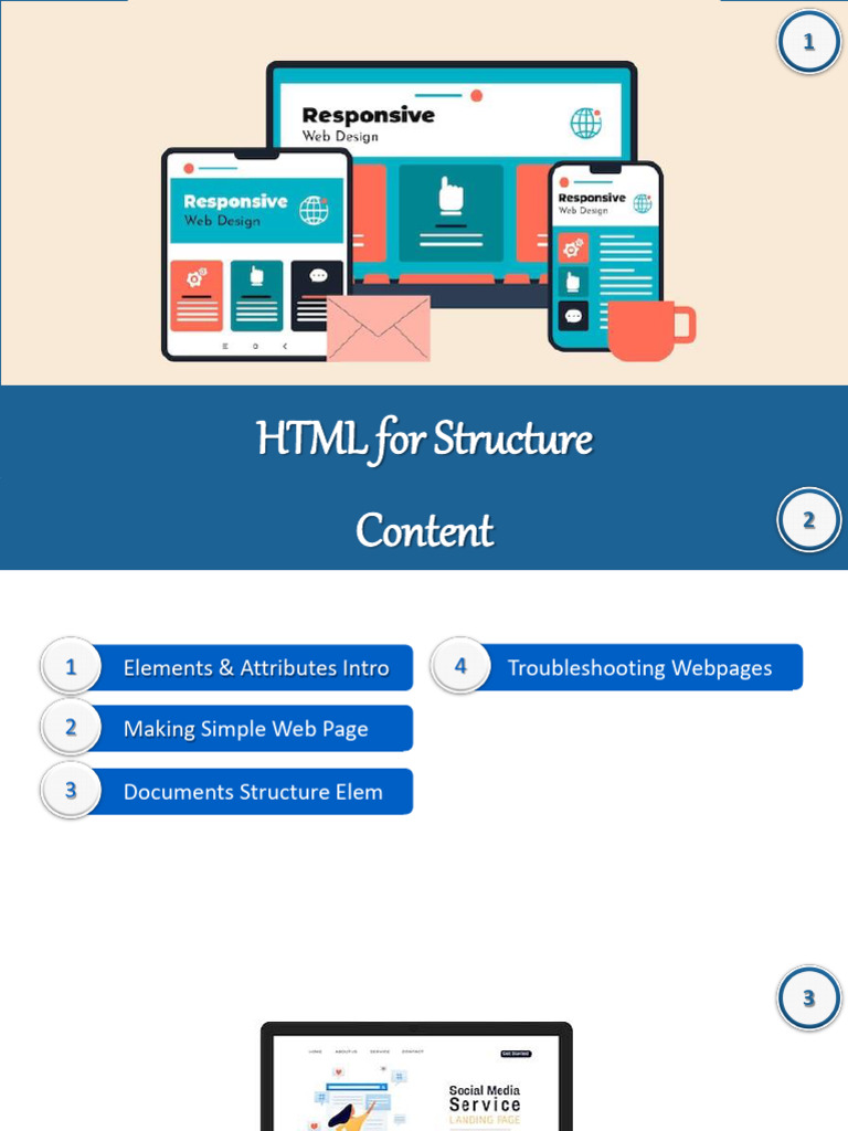 Chapter 4 (Creating Simple Webpage) - 1 | PDF | Html Element | Html