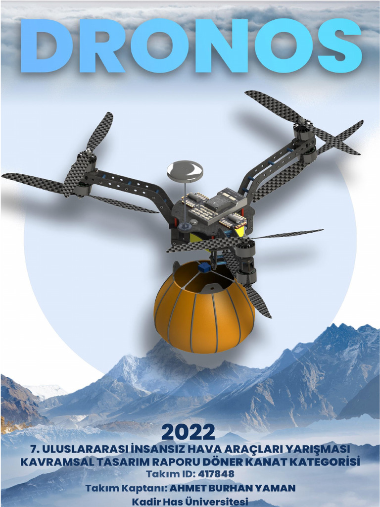 Son 2022 Dronos Kavramsal Tasarım Raporu | PDF
