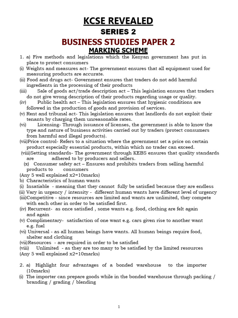 KJM S2 BST PP2 MS | PDF | Exports | Unemployment