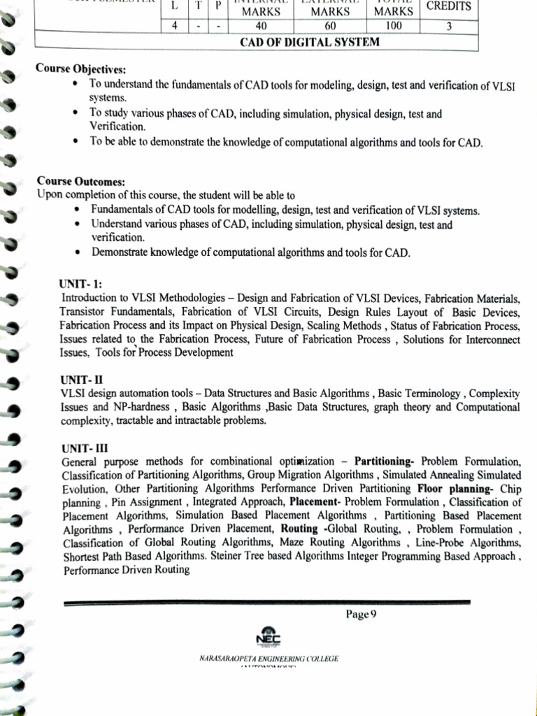 VLSI CAD Tools and Design Methodologies | PDF | Logic Synthesis | Algorithms
