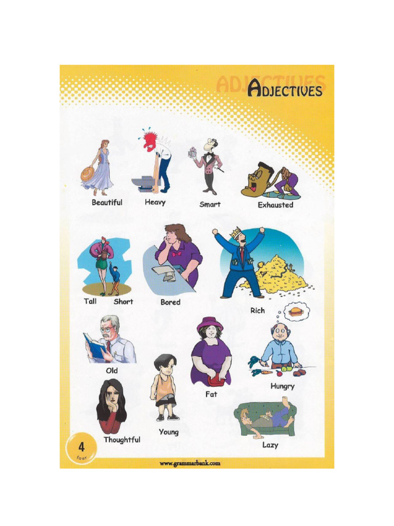 Adjective Picture | PDF