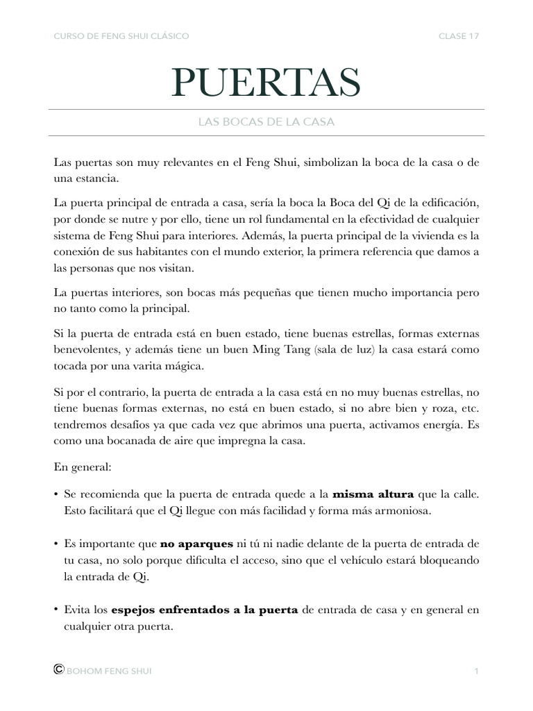 Clase 17 Puertas | PDF